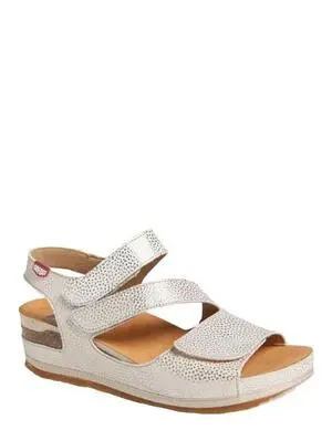 ON FOOT 206 Austin Platform Sandal - Starlight Oro