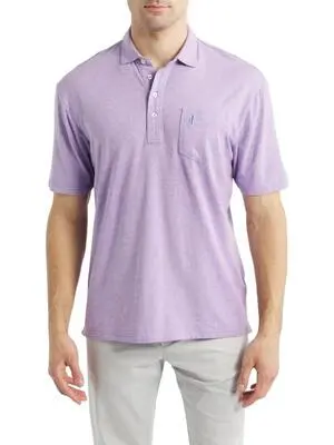 Johnnie-o Heathered Original 2.0 Regular Fit Polo - Aviation