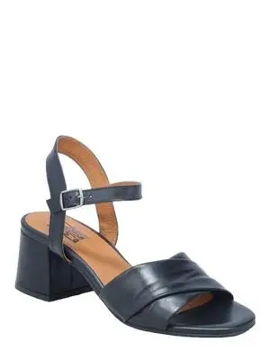 Miz Mooz Miz Mooz Bela Leather Block Heel Sandal Black