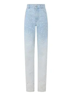 Rabanne Ombre Straight-leg Jeans - Light Wash