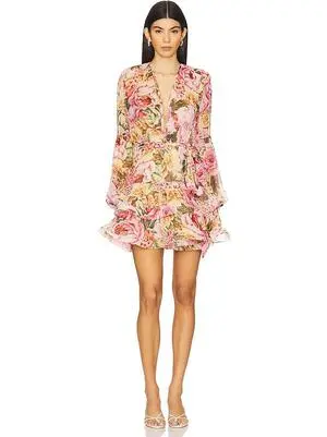 BRONX AND BRONCO Bedouin Mini Dress - Rose Floral