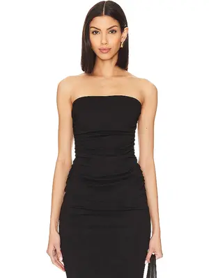LOVERS AND FRIENDS Kate Tube Top - Black