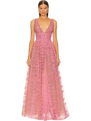 Bronx And Banco Megan Gown - Baby Pink