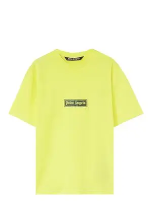 Palm Angels Gd Box Logo Tee - Yellow
