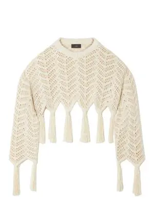 ALANUI Alanui Chevron Knit Cropped Jumper