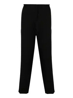 JIL SANDER Tapered-leg Cropped Trousers - Black