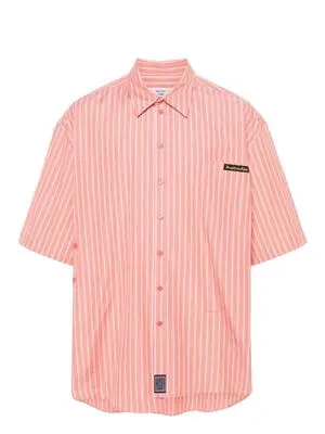 Martine Rose Striped Bowling Shirt - Pink