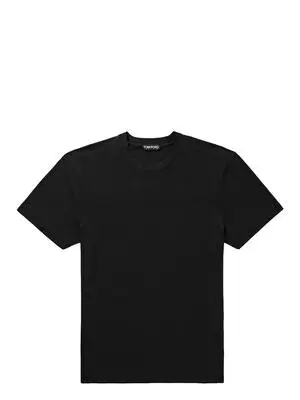 TOM FORD TOM FORD - Slim-Fit Lyocell And Cotton-Blend Jersey T-Shirt - Men - Black 