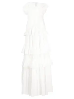 ACLER Acler Ascot Ruffled Strapless Gown