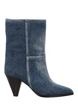 ISABEL MARANT ISABEL MARANT Rouxa 75mm Denim Boots