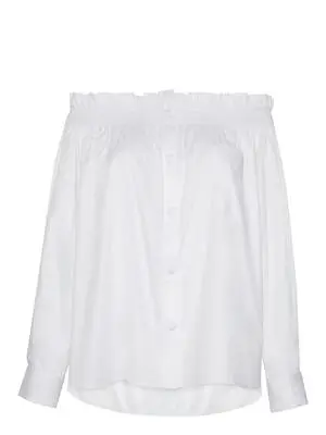 ADAM LIPPES Adam Lippes Visby Cotton-Poplin Blouse
