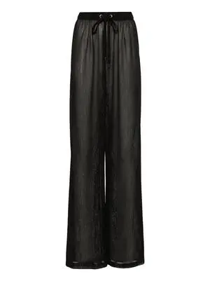 PARAMIDONNA Aurora Lurex Trousers - Black