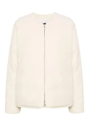JIL SANDER Long-sleeve Padded Jacket - Neutrals