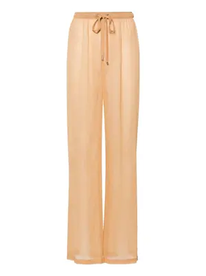 PARAMIDONNA Aria Lurex Trousers - Brown