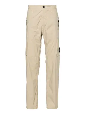Stone Island Compass Badge Tapered Trousers - Neutrals