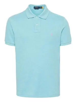 Polo Ralph Lauren Embroidered-polo Pony Polo Shirt - Blue