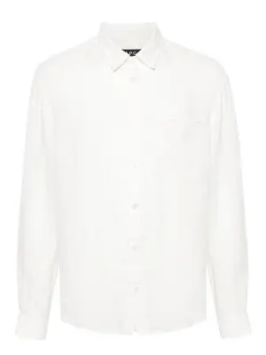 A.p.c. Cassel Logo-embroidered Shirt - White