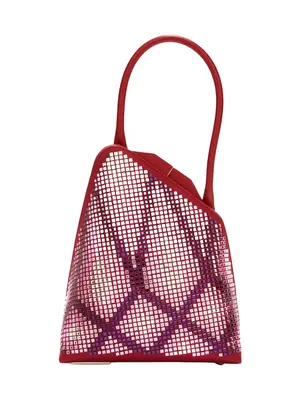 Attico Satin Tote - Red