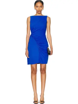 Givenchy Mini Strapless Draped Dress - Iris Purple