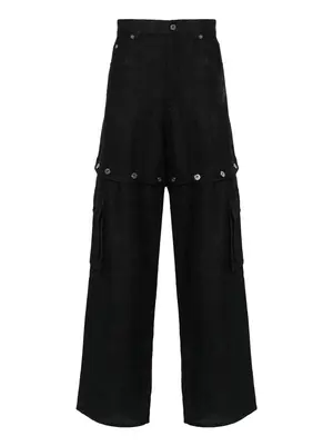 Off-White 90s Logo Straight-leg Cargo Trousers - Blue