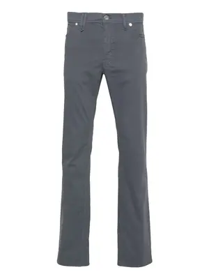 Brioni Chamonix Mid-rise Straight-leg Jeans - Grey