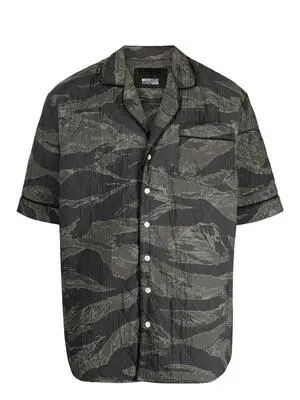 MOSTLY HEARD RARELY SEEN Quilted Camouflage-print Cotton Shirt - Green