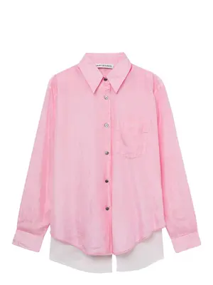 Our Legacy Apron Cotton-silk Shirt - Pink