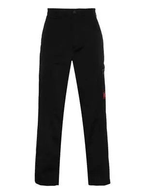 Palm Angels Loose-fit Shell Trousers - Black