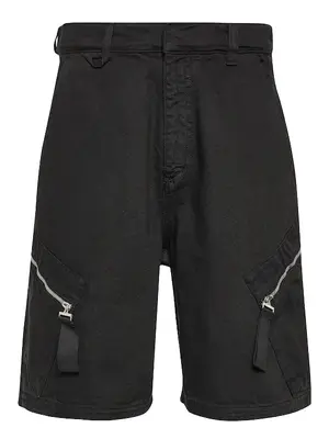 Jacquemus Le Short Marrone Cotton Cargo Shorts - Black