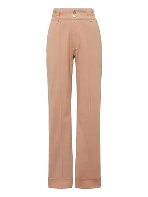 FRAME 70s High-rise Straight-leg Jeans - Pink