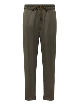 TOM FORD Cady Tapered Trousers - Brown