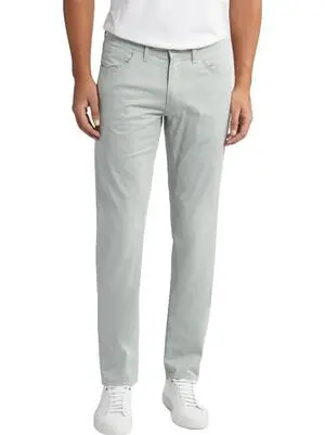 BRAX Chuck Slim-fit Five-pocket Pants - Avocado