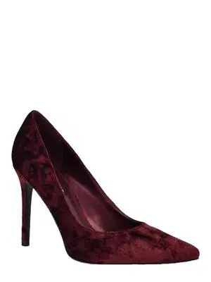 Nine West Nine West Floral Pumps Dark Red