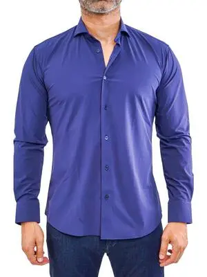 MACEOO Einstein Stretchcore Performance Button-up Shirt