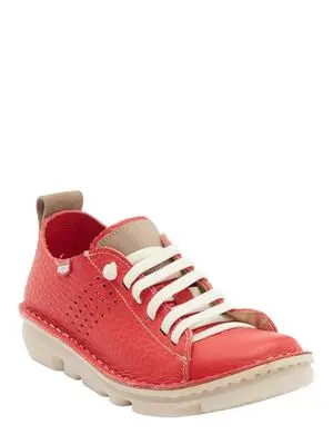 ON FOOT 30250 Silken Low Top Sneaker - Nirvana Rojo
