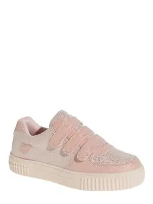 TUCKER + TATE Tallulah Glitter Sneakers - Pink Shimmer