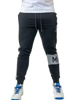 MACEOO Insignia Skinny Fleece Joggers - Black
