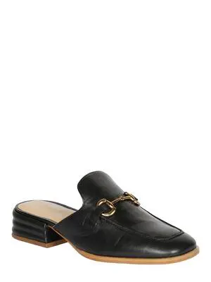 SAINT G Savannah Moc Toe Loafer Mule - Black