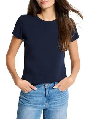 NIC+ZOE Perfect Crewneck T-shirt - Dark Indigo