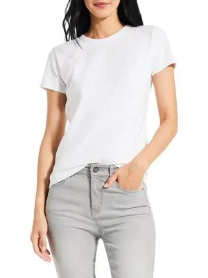 NIC+ZOE Perfect Crewneck T-shirt - Paper White