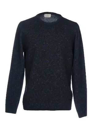 BROOKSFIELD Polka Dot Sweater - Blue