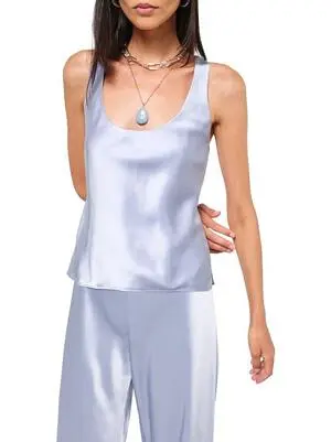 Cami Nyc CAMI NYC Andressa Silk Shell Sea Spray