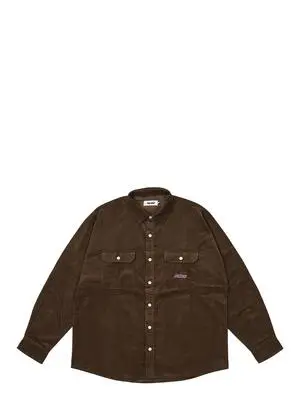 PALACE Drop Shoulder Cord Shirt 'nice - Brown