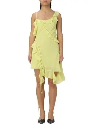 Acne Studios Ruffled Dress - Yellow