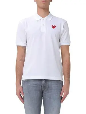 Play Comme Des Garcon Polo Shirt - White