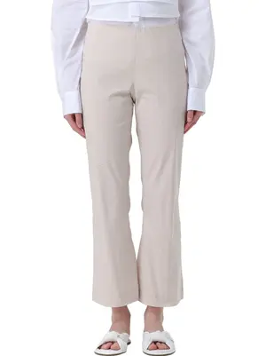 Liviana Conti Liviana Conti Tailored Flare Trousers Beige