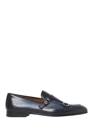 DOUCAL'S Doucal's Monk Strap Loafers Blue 1