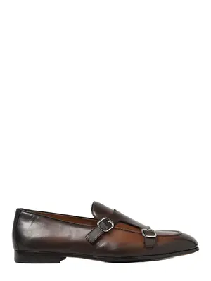 DOUCAL'S Doucal's Monk Strap Loafers Brown
