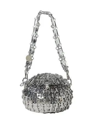 Rabanne Metal Mini Bag - Silver