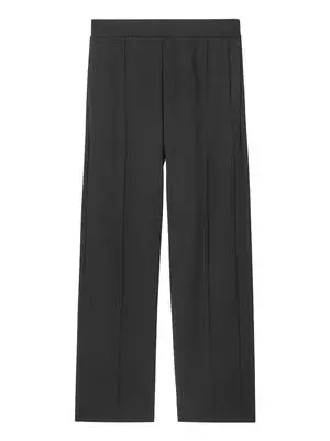 Cos Pintucked Straight-Leg Pants Black